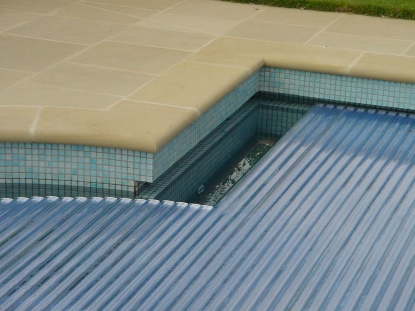 Poolabdeckung Rollladenabdeckung AquaTop Unterflur vollautomatischer