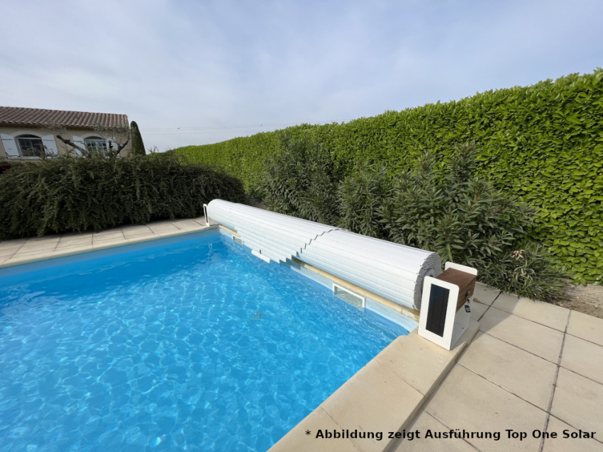 Automatische Poolabdeckung Oberflur Rollladen Top One